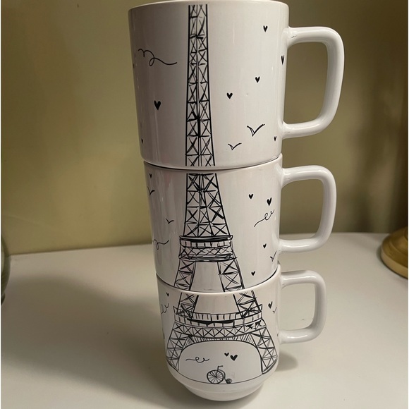 Others Follow | Dining | 29eiffel Towers Stacking Mugs | Poshmark